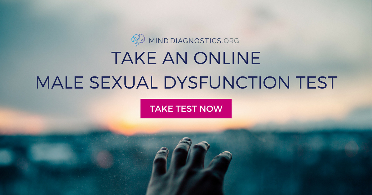 Male Sexual Dysfunction Test - Free Confidential Results Online | Mind ...